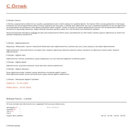 C ornek | PDF