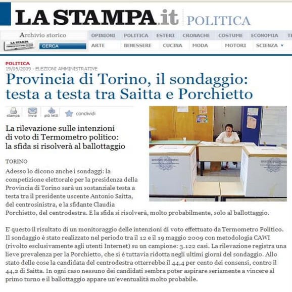 C. Porchietto La Stampa.It 11.06.09