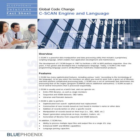 C-SCAN Engine and Language | PDF