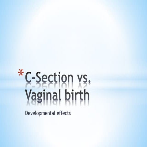 C Section | PPT