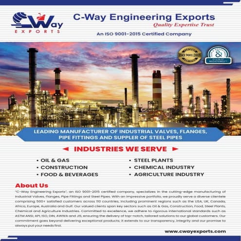 C-WAY ENGINEERING EXPORTS | PPTX