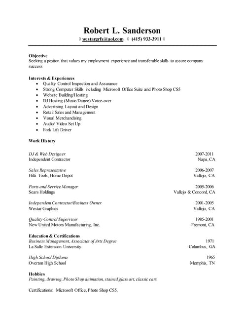 jk resume 2015 (doc) | PDF