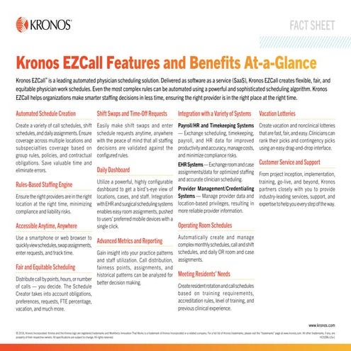 EZCall At-a-Glance | PDF | Computing | Technology & Computing