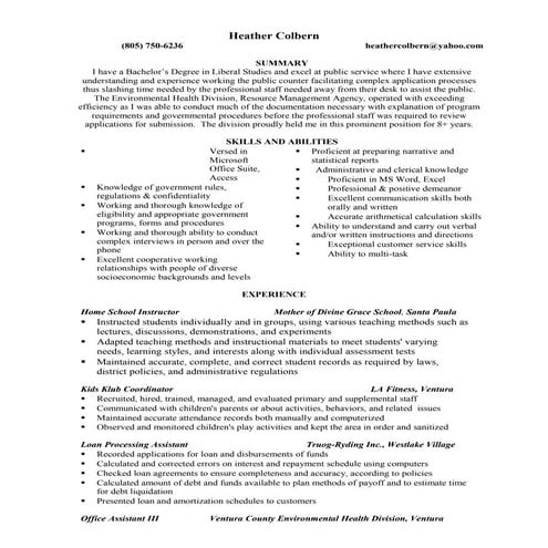 Heather Colbern resume 1 | DOC
