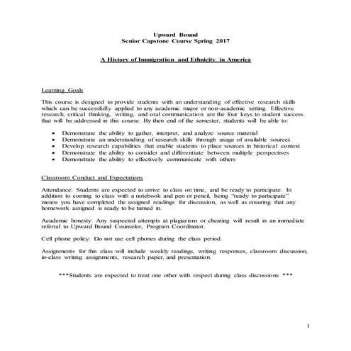 UB Senior Capstone Spring 2017 | DOCX