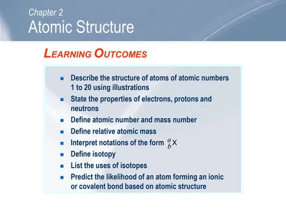 Atomic Structure | PPT | Chemistry | Science