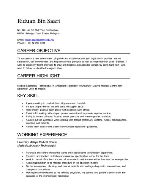 resume-medtech | DOC | Education
