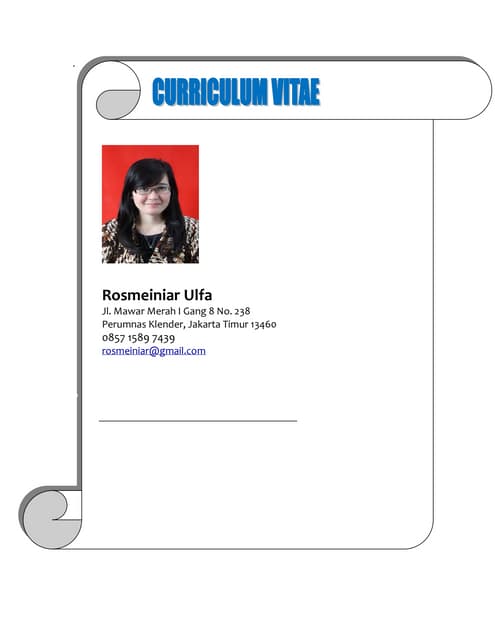 CV ramadani baru.compressed | PDF