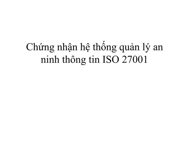 Bản dịch tiêu chuẩn ISO/IEC 20000-1: 2018 | PDF