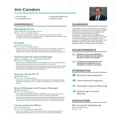 Jim Condon CV 2016 | PDF