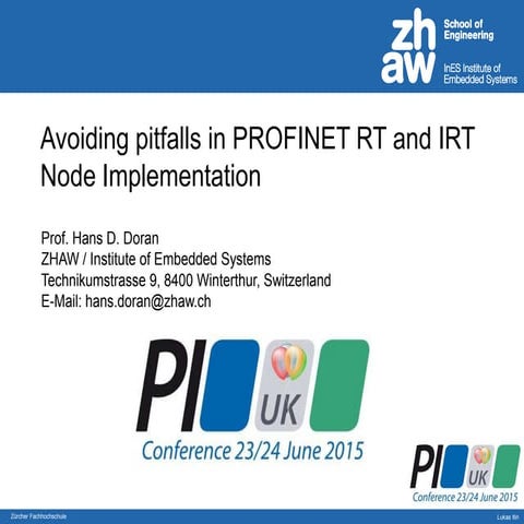 C04 – Avoiding pitfalls in Profinet RT and IRT node implementation ...