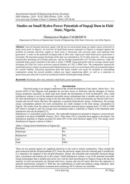 Micro Hydel Powerplant | PPTX | Power and Energy Industry | Industries