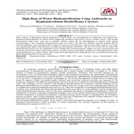 Denitrification process configurations.pptx