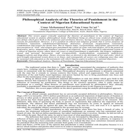 Theories of Punishment, Penology, Punishment | PPTX