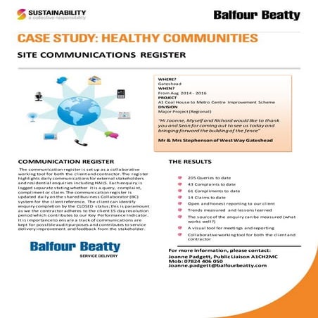 Daily Comms Log Case Study | PDF