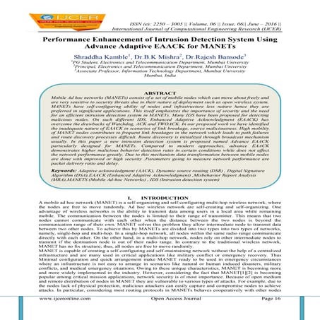 Performance Enhancement Of Intrusion Detection System Using Advance