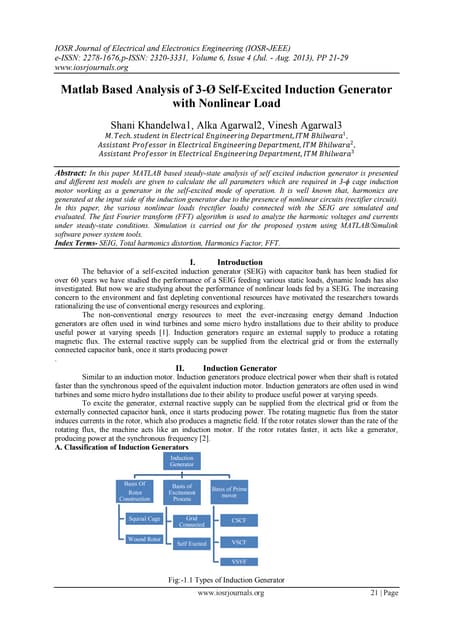 DESIGN AND MODELLING OF STANDALONE HYBRID POWER SYSTEM WITH MATLAB/SIMULINK | PDF