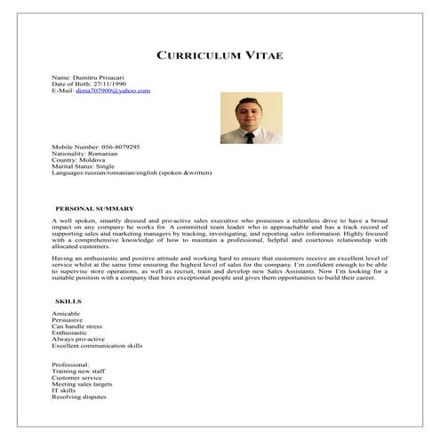 Cv ledan adrian_robert_en | PDF