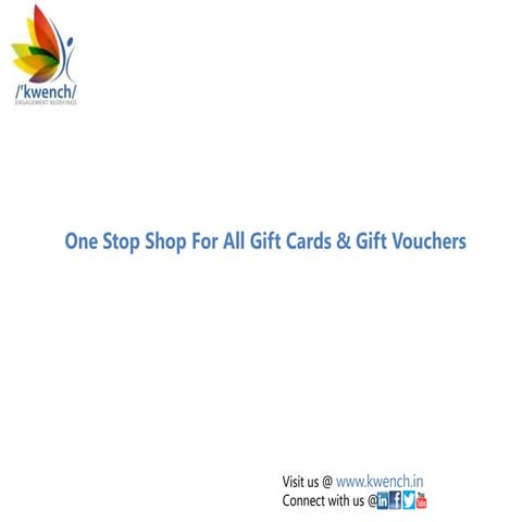 Gift Vouchers & Gift Cards- One Stop Shop | PDF