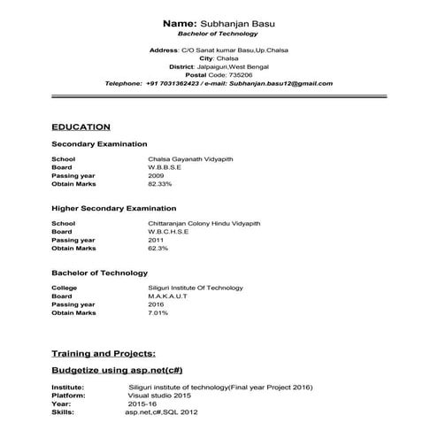 Anchal Resume new | DOC
