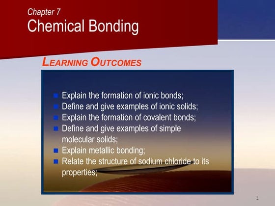 Formation of Ions | PPT