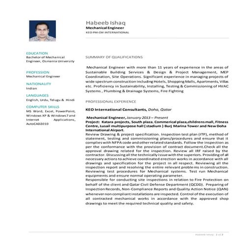 Dharmendra Updated CV | DOC