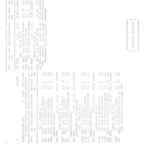 Utah State Transcript and Korean Credit.PDF