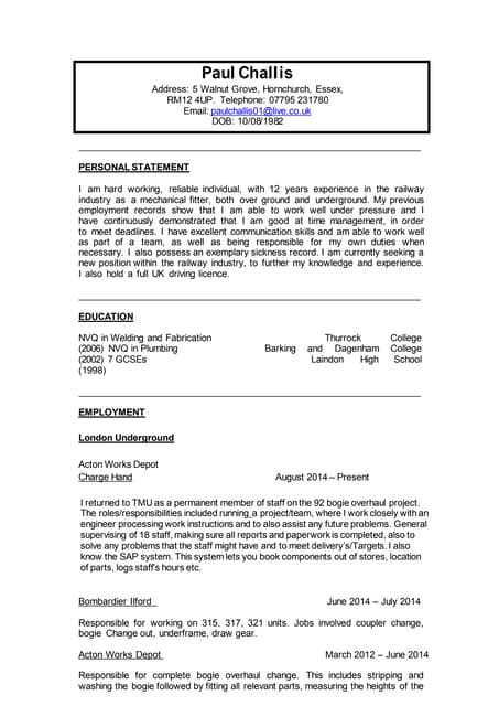 CV.GeorgeLoomes | PDF