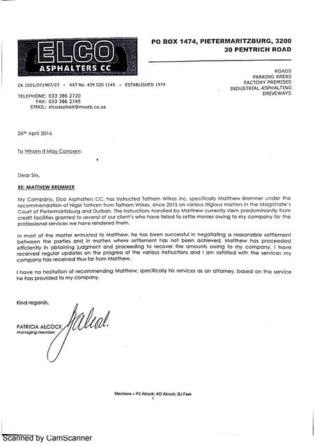 Letter_from_Murray_Oldfield | PPT