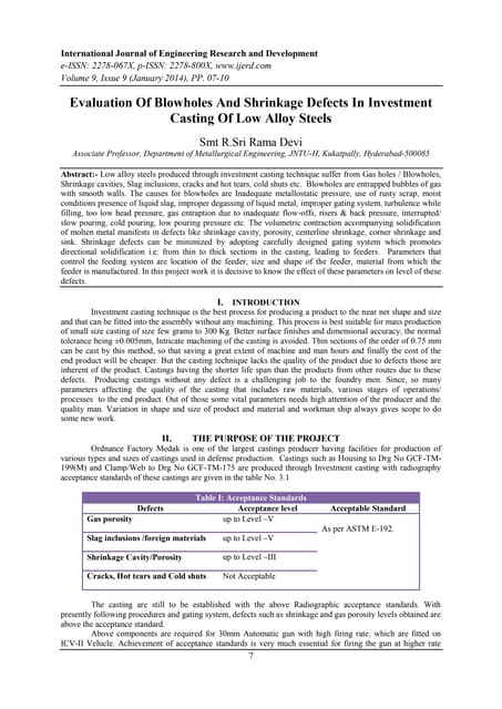 Internal rejection | PPT