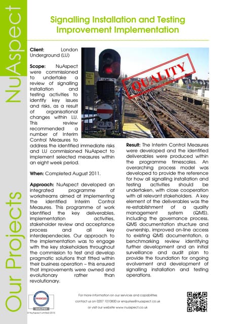2920 - Signalling Installation and Testing Review | PDF