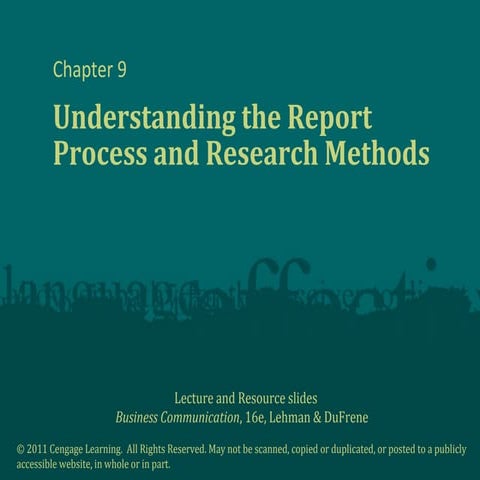 Business communication Chapter 09 resource slides | PPT