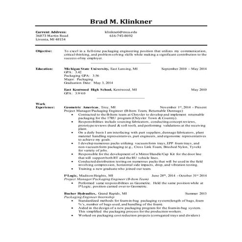 Updated Resume | PDF