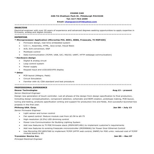 CAO_RESUME | DOC