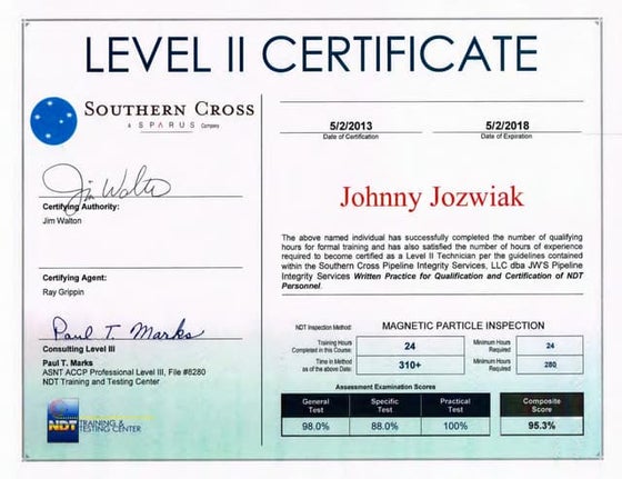 NACE Cathodic Protection Tester (CP1) Cert | PPT