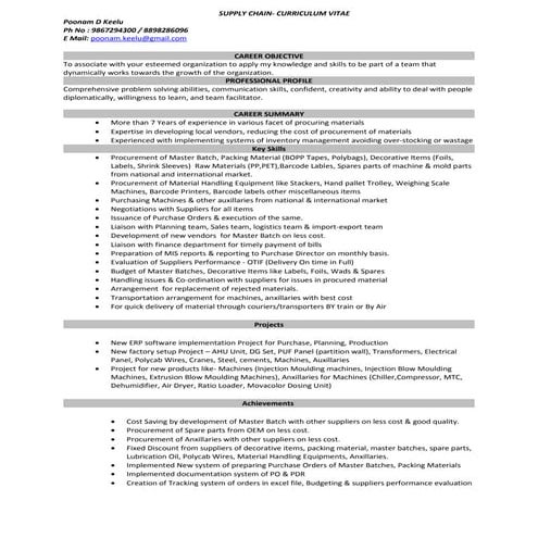 SUPPLY CHAIN-CV | DOC