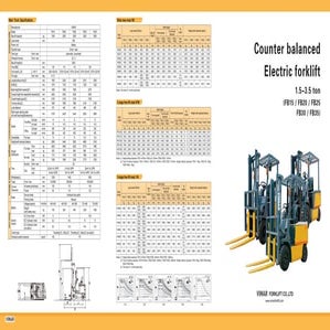 Electric Forklift Catalogue | PDF | Weightlifting | Sports