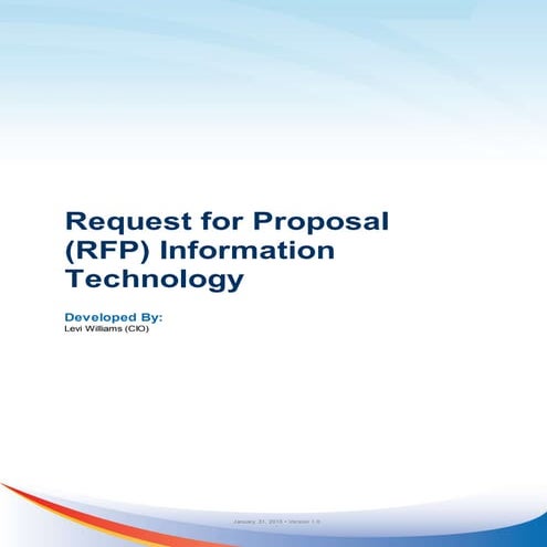 Rfp template replicon | PDF