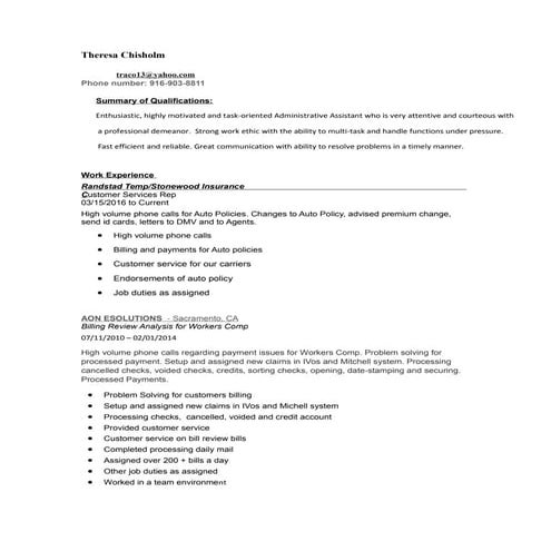 resume template | DOC