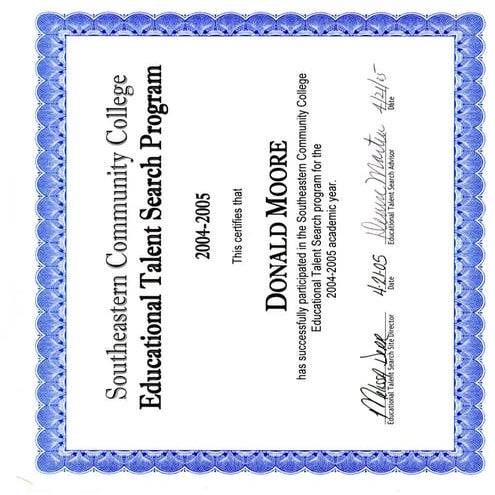 SCC Educational Talent Search Program | PDF