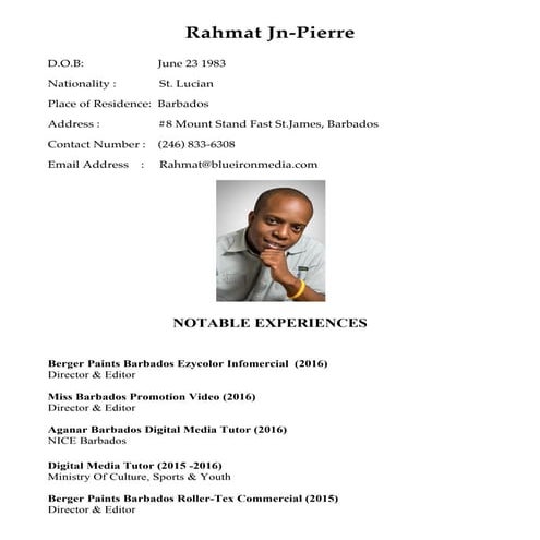 Rahmat Jn-Pierre CV (4) (1) | PDF