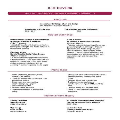 Resume January 2017 | DOCX