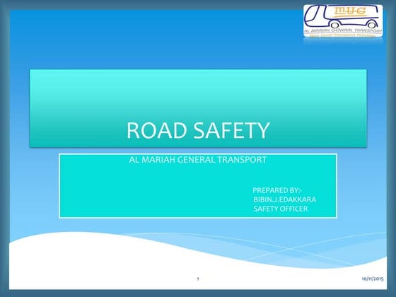 Road Safety Awareness Presentation.pptx | Cycling | Sports