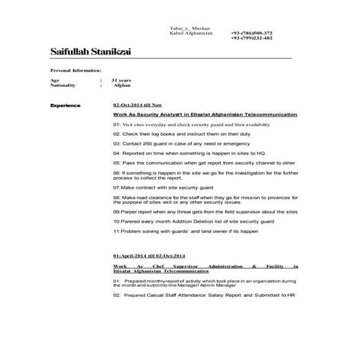 Saifullah Updated (SCV) | DOCX