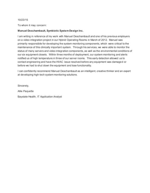 Cornell Letter of Reference | PDF