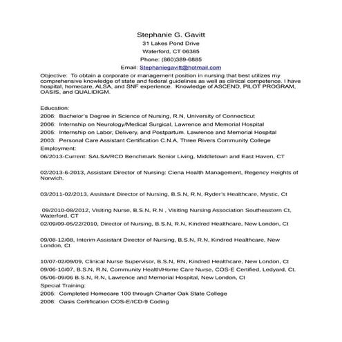 Stephanie Resume 2016 | PDF