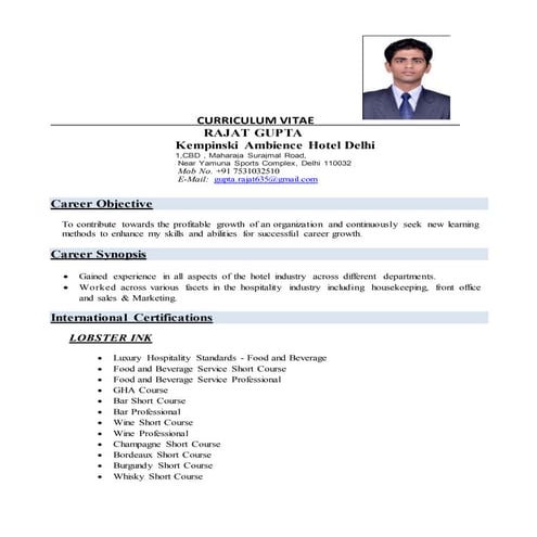 RAJAT RESUME | DOCX