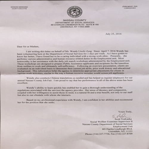 recommendation letter | PDF