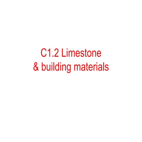 C1.2 limestone | PPTX