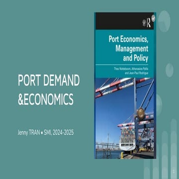 C1.PORT DEMAND _ECONOMICS.pdf trình bày chương 1 | PDF